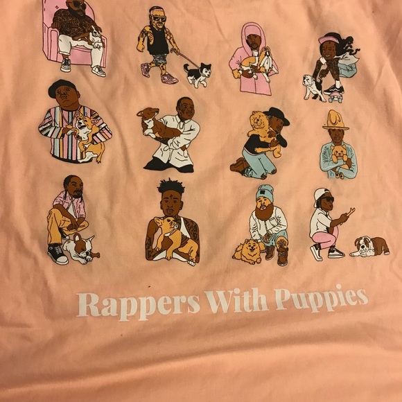 Shirts | Rappers With Puppies Iconic Tshirts | Poshmark